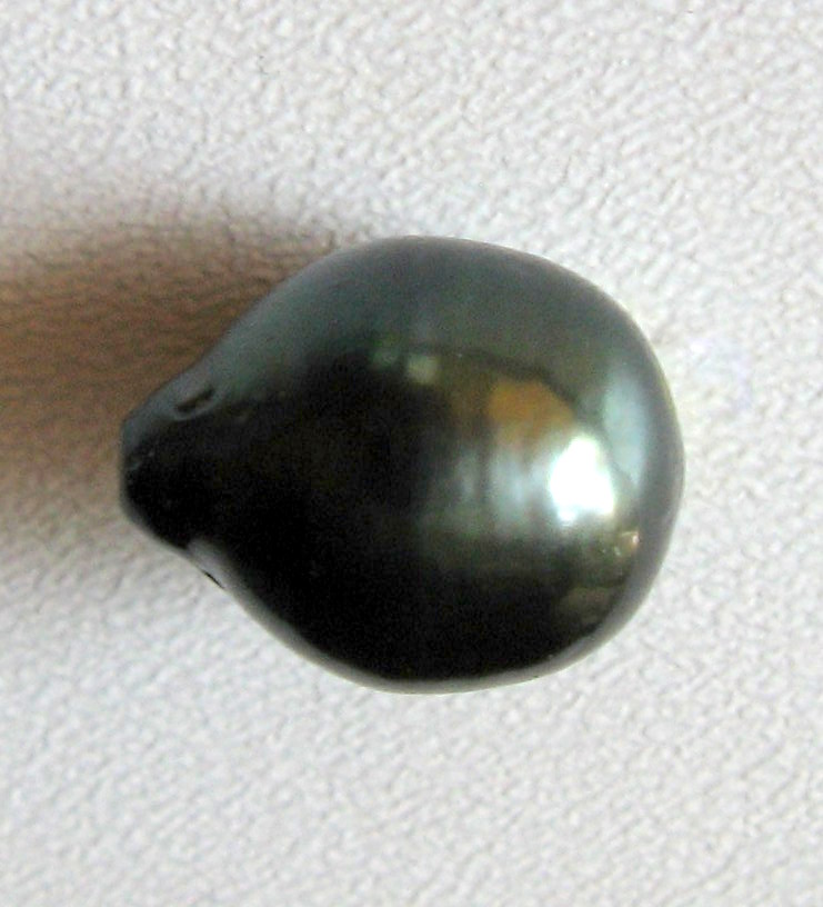 Černá perla z Tahiti 9,7 x 12,25 :: SHELLS, MUŠLE, LASTURY