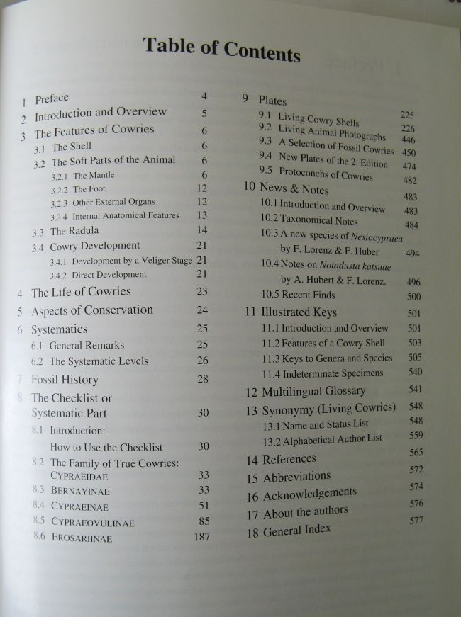 A Guide to Worldwide Cowries, Lorenz, F. & Hubert, A. :: SHELLS, MUŠLE ...